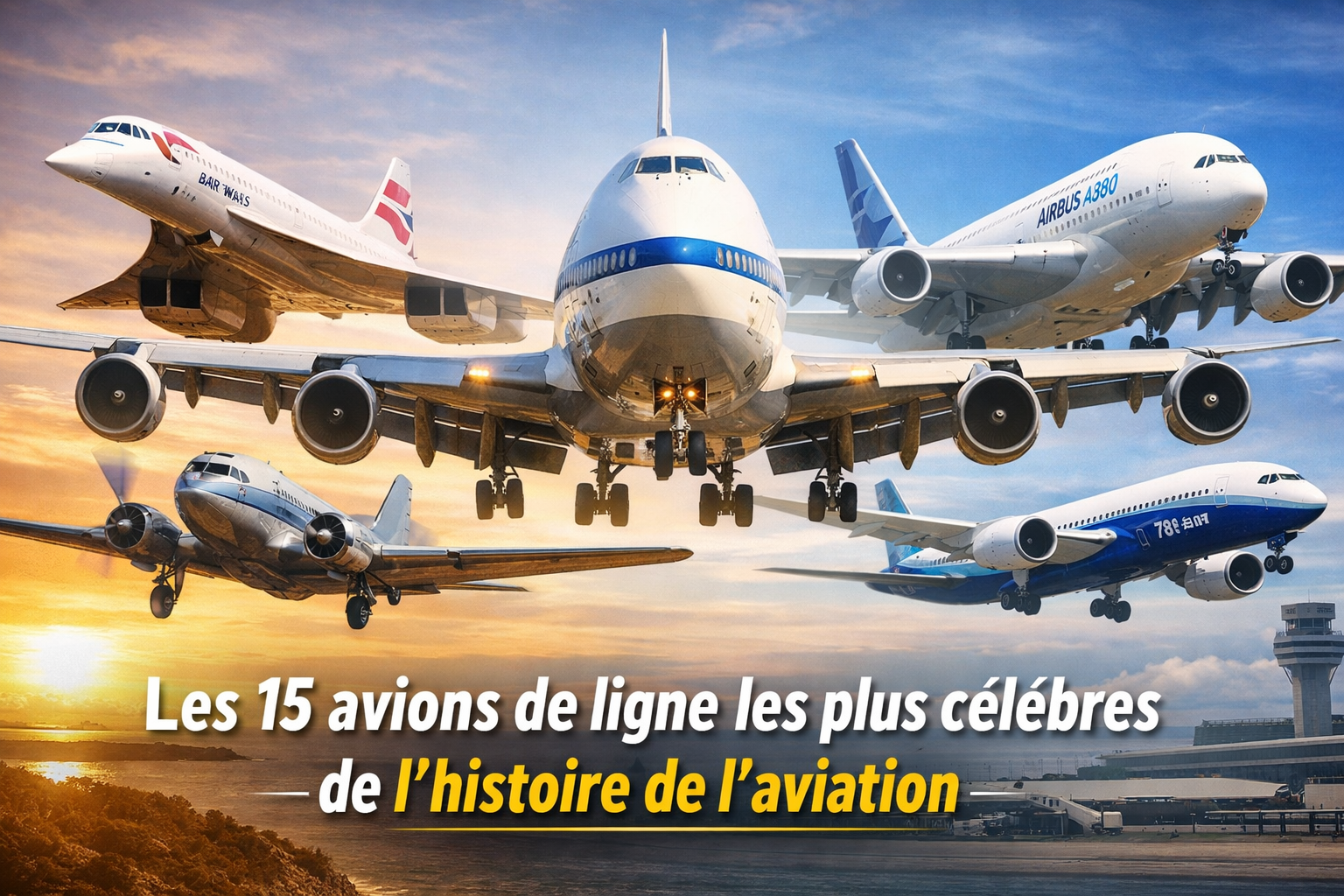 Les 15 avions de ligne les plus célèbres de l’histoire de l’aviation ...