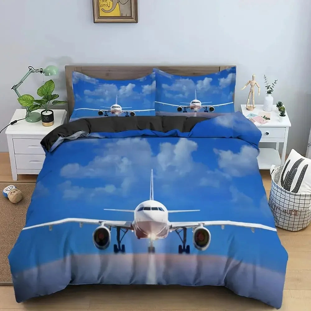 Aéo - Parure De Lit Avion de Ligne & Ciel – Aeo Aviation